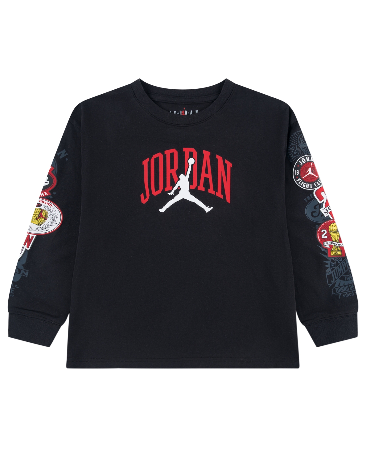 Click here for Jordan Boys 4-7 I23 Highway Long-Sleeve T-Shirt -... prices