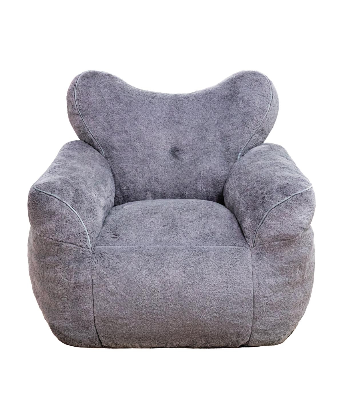 Click here for Streamdale Furniture Faux Fur Heart-Shaped Bean Ba... prices