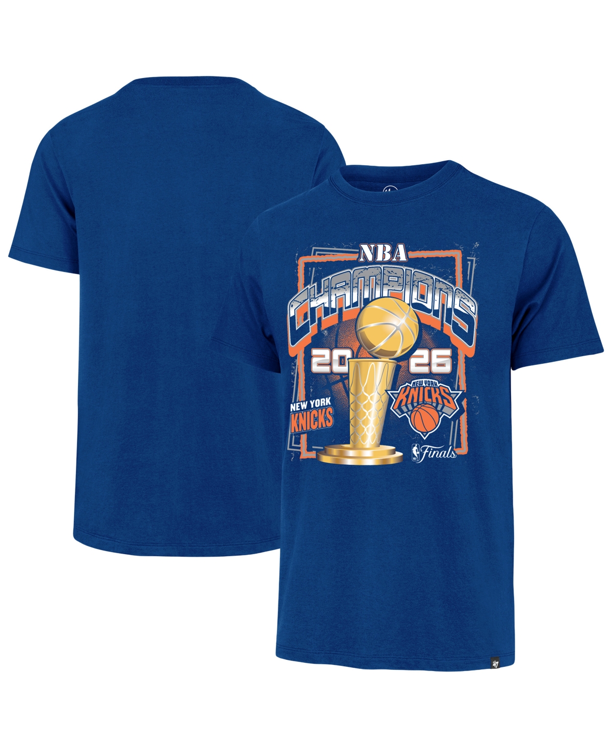 Click here for 47 Brand Mens Blue New York Knicks 2026 Nba Champi... prices
