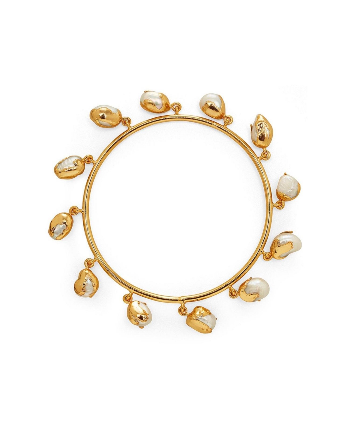 Click here for Dhwani Bansal 22k Gold Plated Asara Bangle with Ba... prices