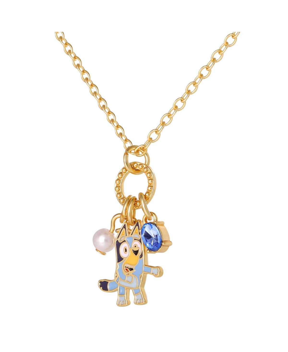 Click here for Bluey Charm Necklace Official License  16+2 inch 1... prices