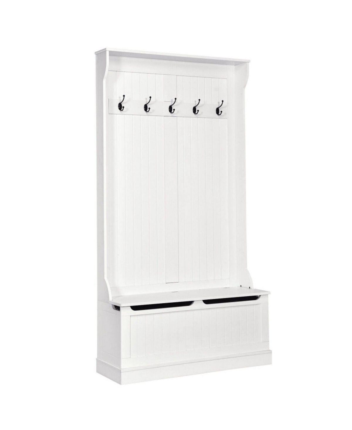 Click here for Gouun 3-in-1 Entryway Hall Tree Coat Rack Shoe Ben... prices