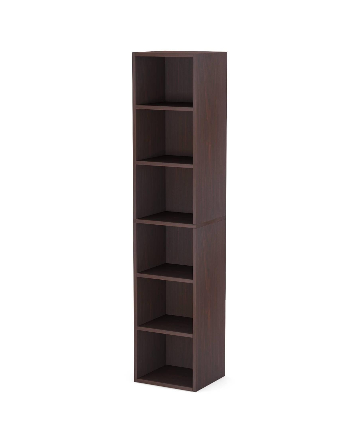 Click here for Slickblue Modern 6-Tier Corner Bookcase with Narro... prices