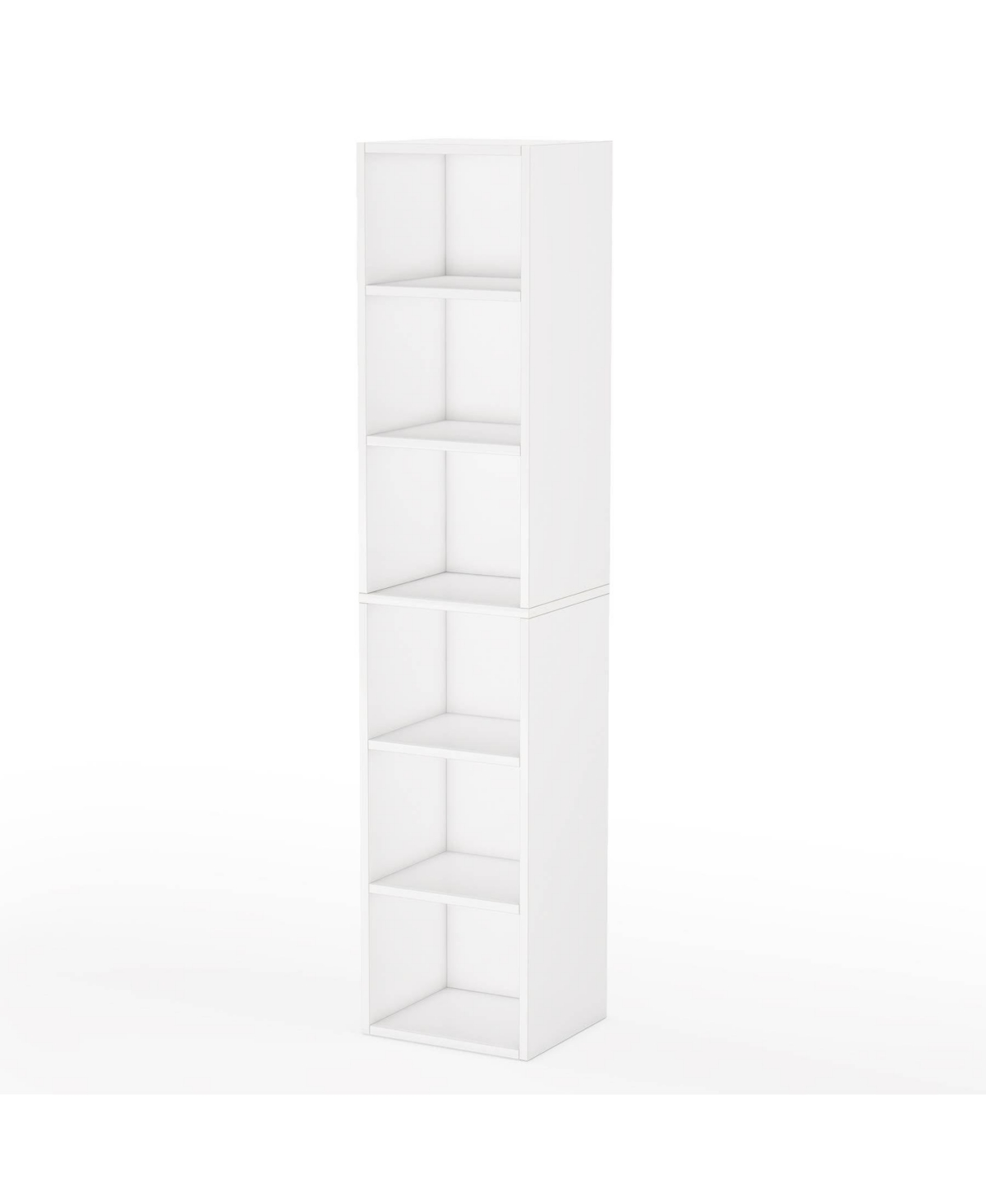 Click here for Slickblue Modern 6-Tier Corner Bookcase with Narro... prices