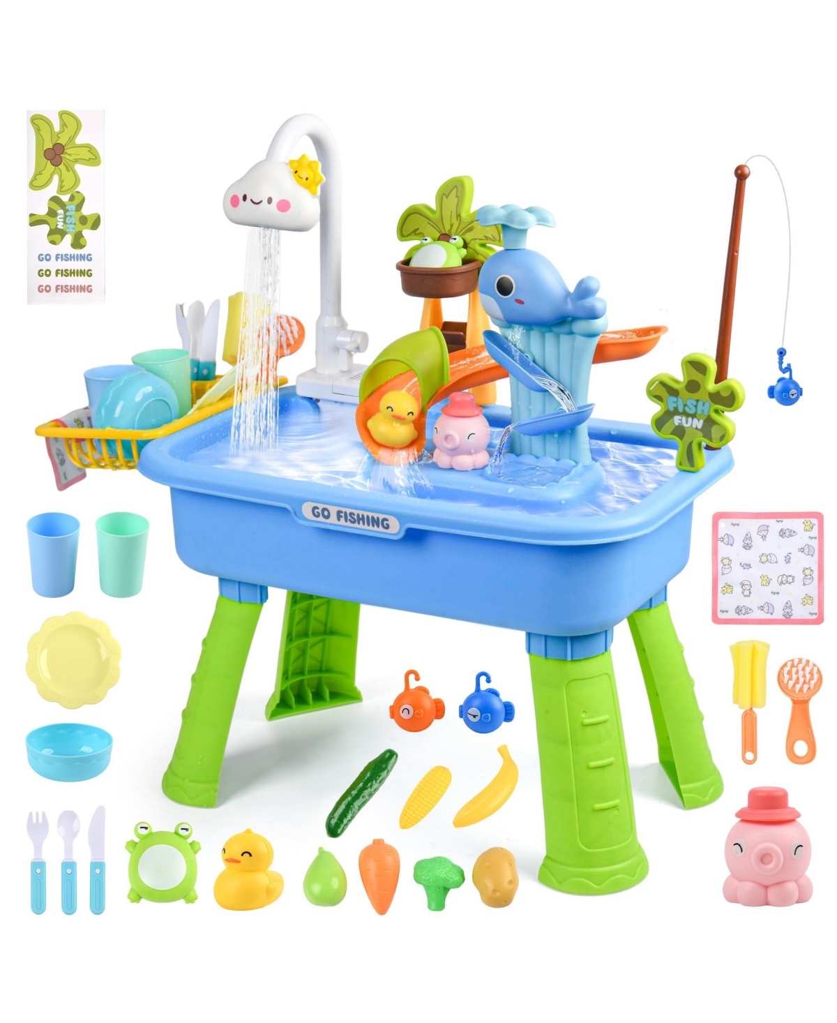 Click here for Gnuadz Water Table Sensory Electric Pump Kitchen F... prices