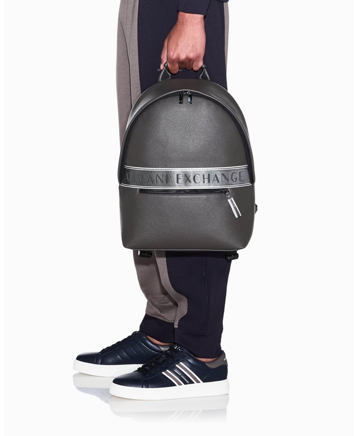 Click here for A|X Armani Exchange Mens Taping Backpack - Falcon prices
