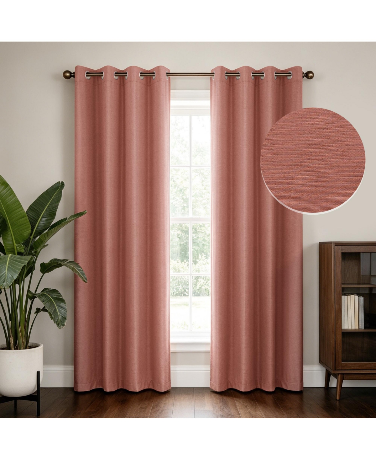 Click here for Brushed Serengeti Stria 100 Blackout Grommet Pair... prices