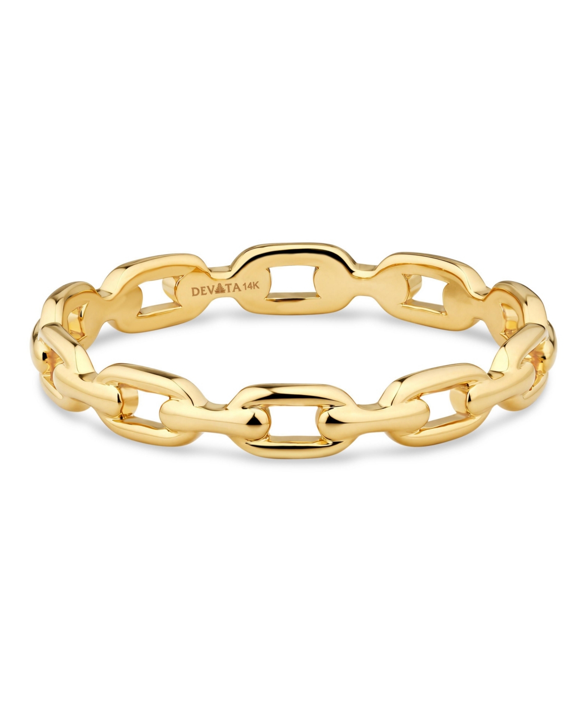 Click here for Devata Cable Link Ring - Gold prices