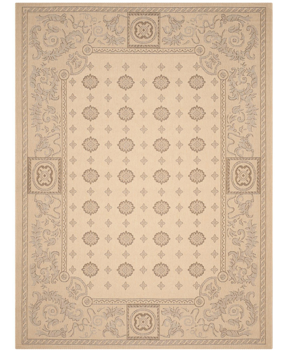Click here for Safavieh Courtyard CY1356 Natural and Brown 53 x 7... prices