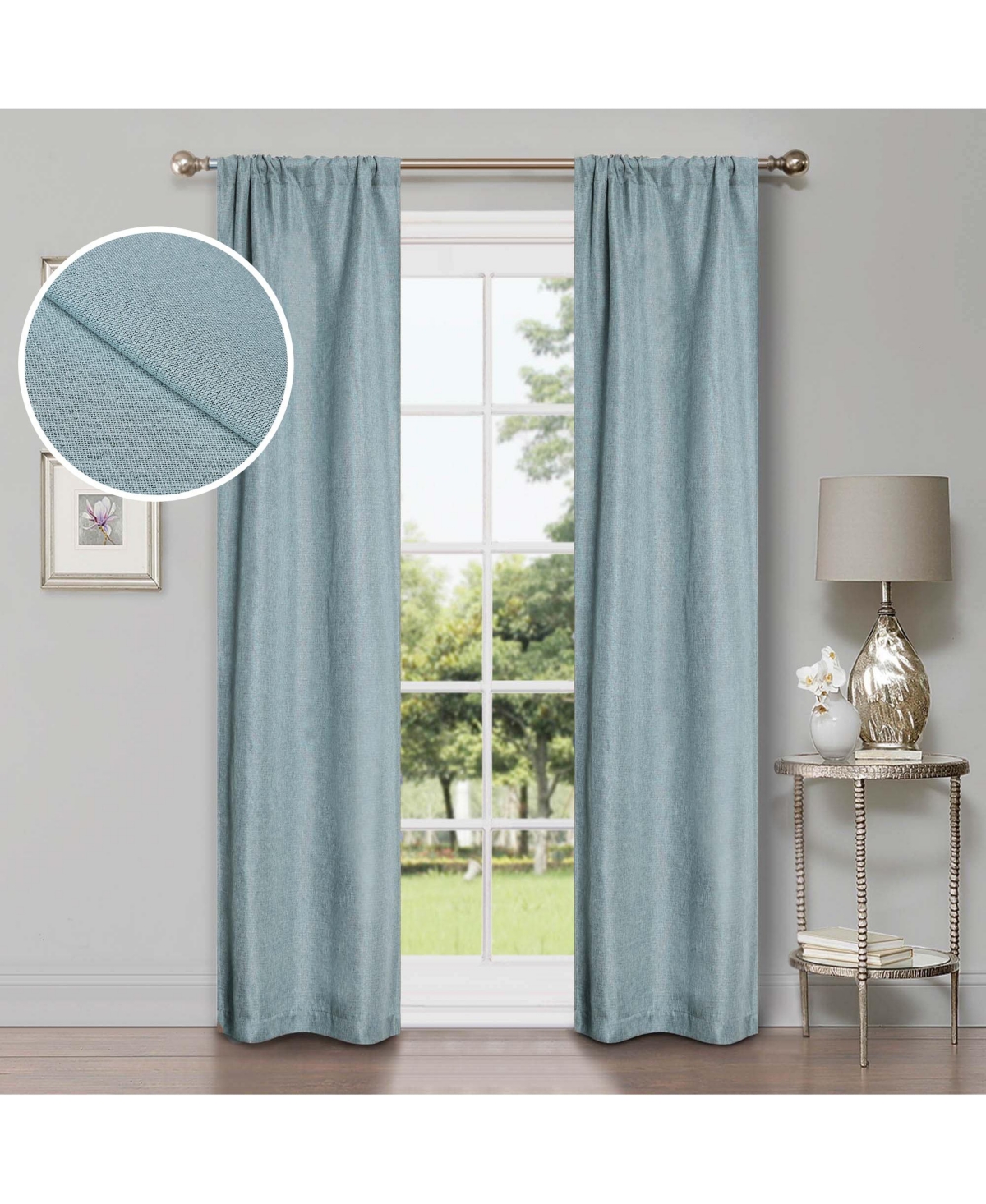 Click here for Superior Linen Semi Blackout Rod Pocket Washable R... prices