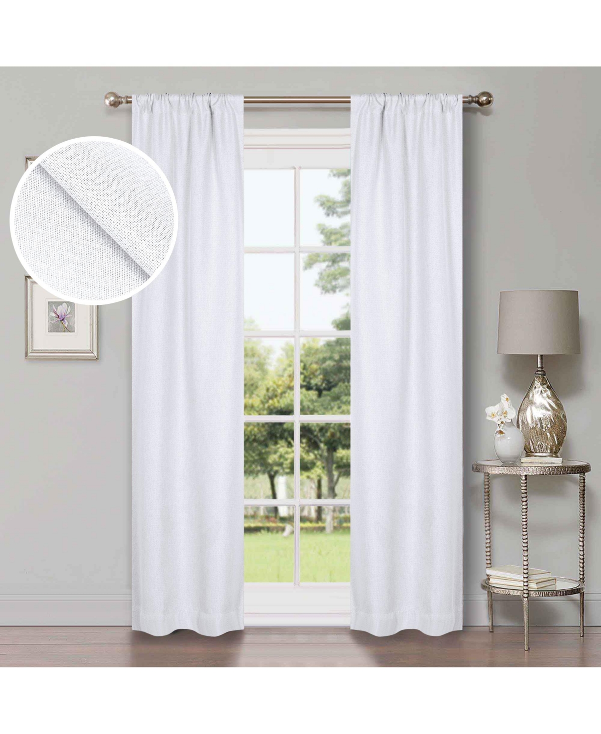 Click here for Superior Linen Semi Blackout Rod Pocket Washable R... prices