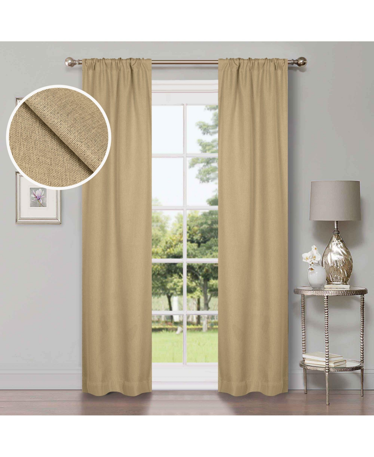 Click here for Superior Linen Semi Blackout Rod Pocket Washable R... prices