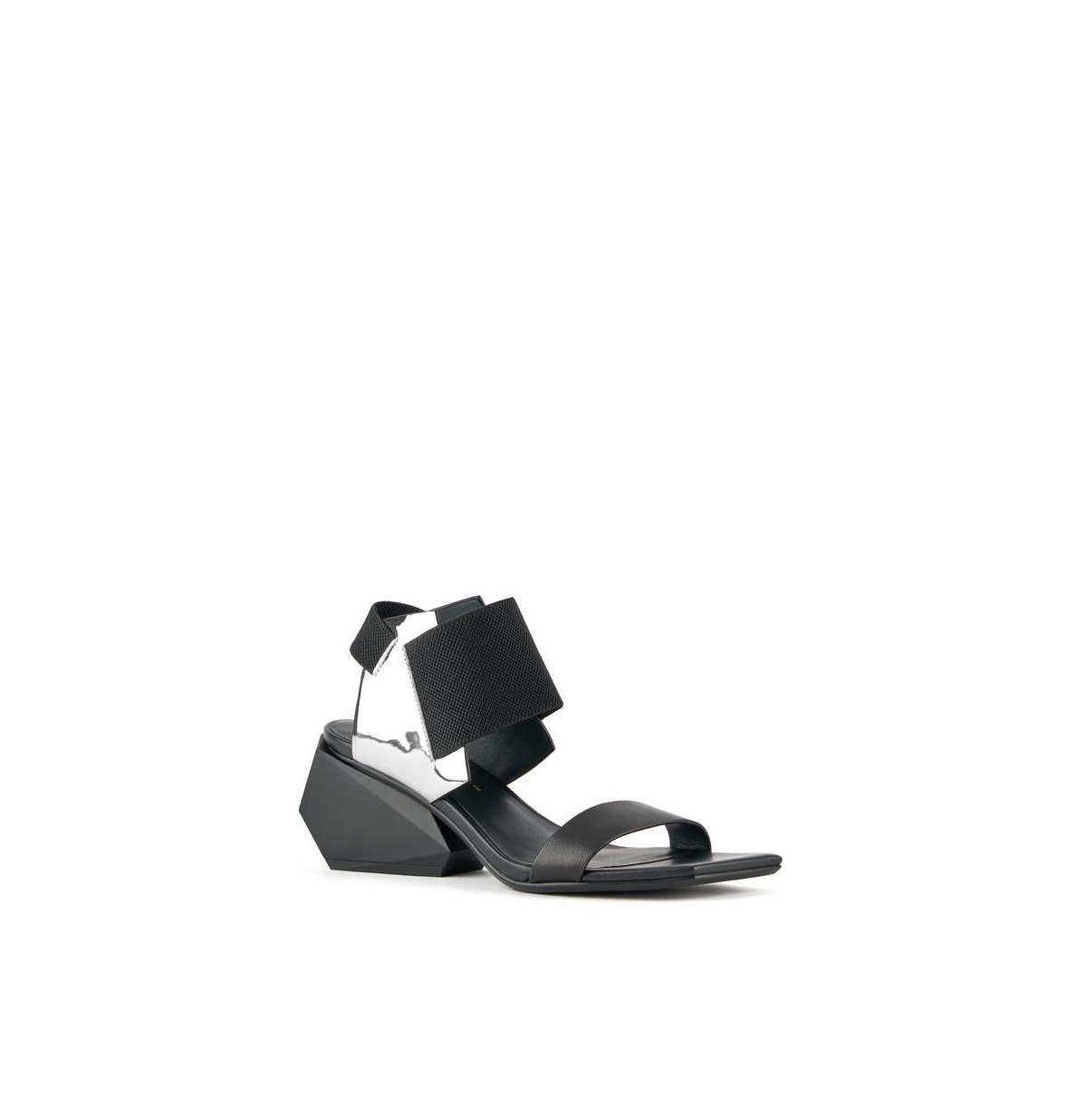 Click here for United Nude Womens Ricky Sandal Mid - Black + silv... prices