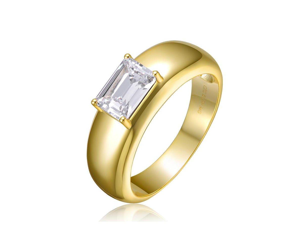 Click here for Genevive Brilliant 14K Gold Plated Cubic Zirconia... prices