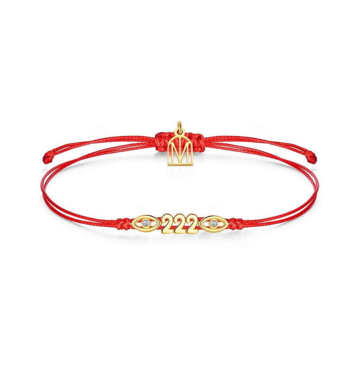 Click here for Mantra Angel Number Threads Bracelet - Red prices
