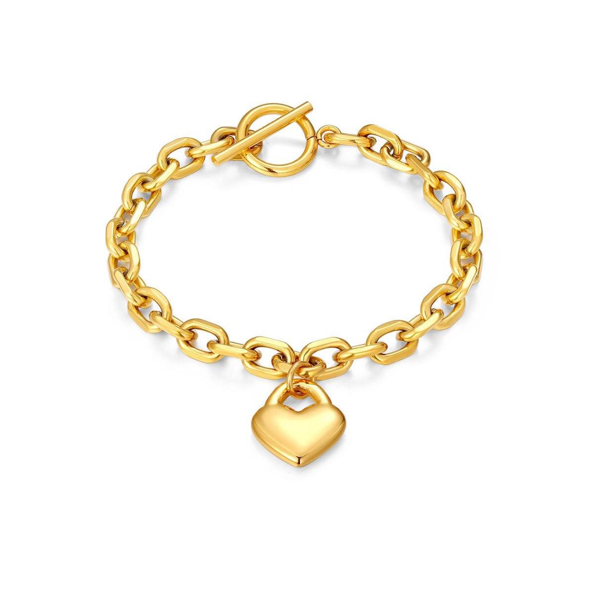 Click here for Mantra Love Yourself - Chain Bracelet - Yellow gol... prices