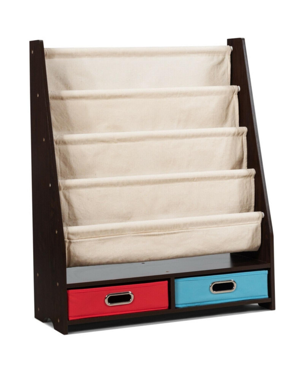 Click here for Gouun Kids Book and Toy Organizer with 4 Canvas Sl... prices