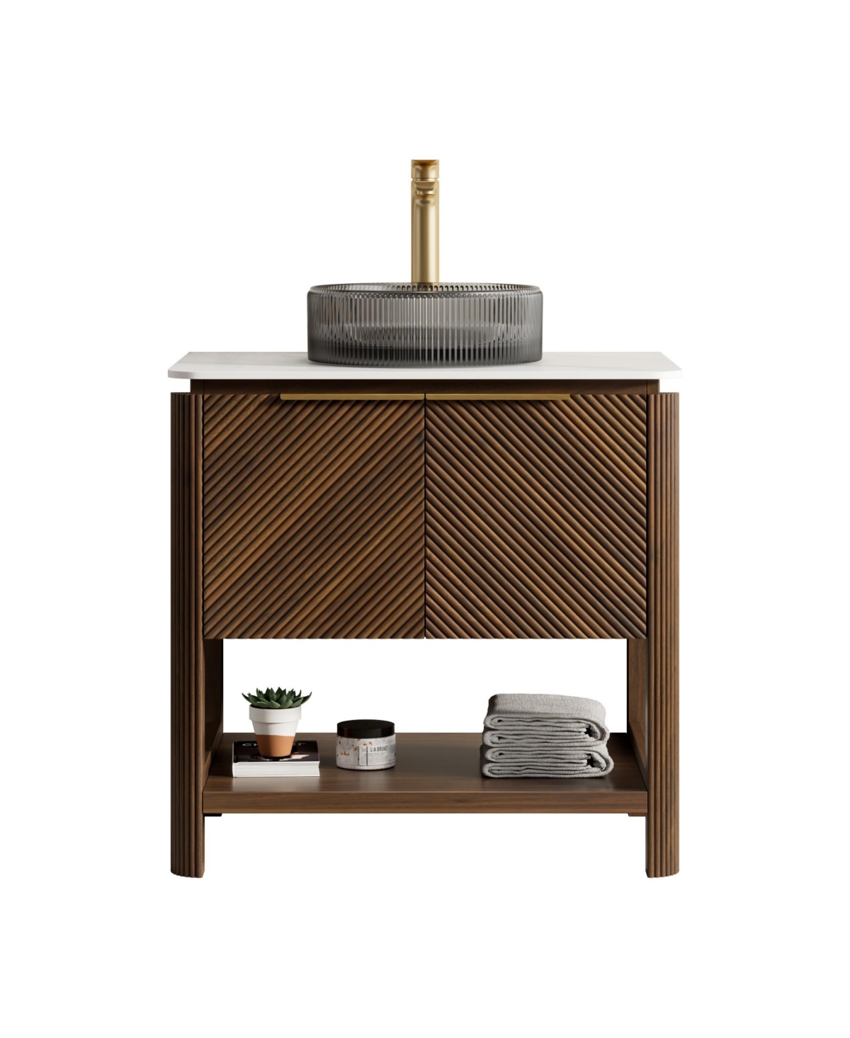 Click here for Phying 30 Inch Indigo Bathroom Vanity with Sink Fr... prices
