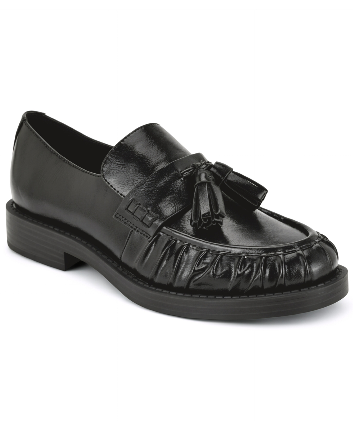 Click here for Nine West Womens Gersen Tassels Pleated Slip-On Lo... prices