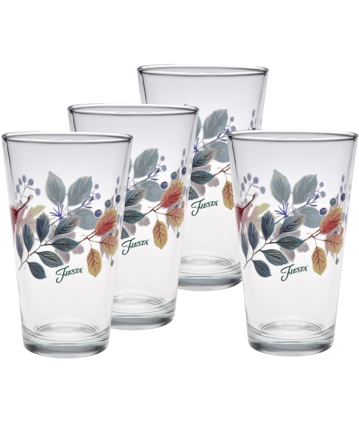 Click here for Fiesta Autumn Fields Tapered Cooler Glasses  Set o... prices