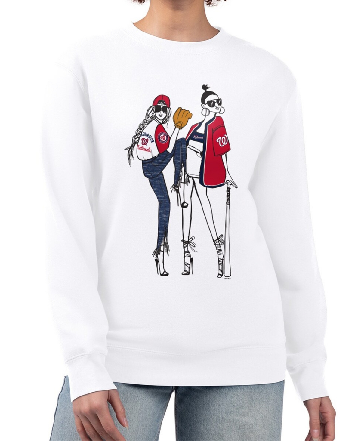 Click here for G-iii 4Her by Carl Banks Womens White Washington N... prices