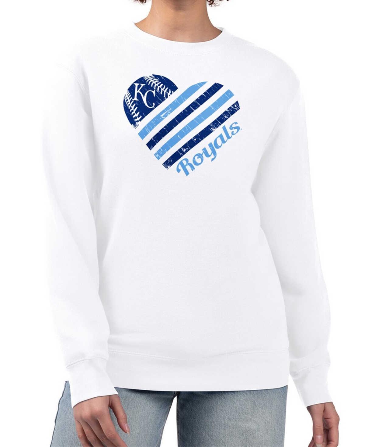 Click here for G-iii 4Her by Carl Banks Womens White Kansas City... prices