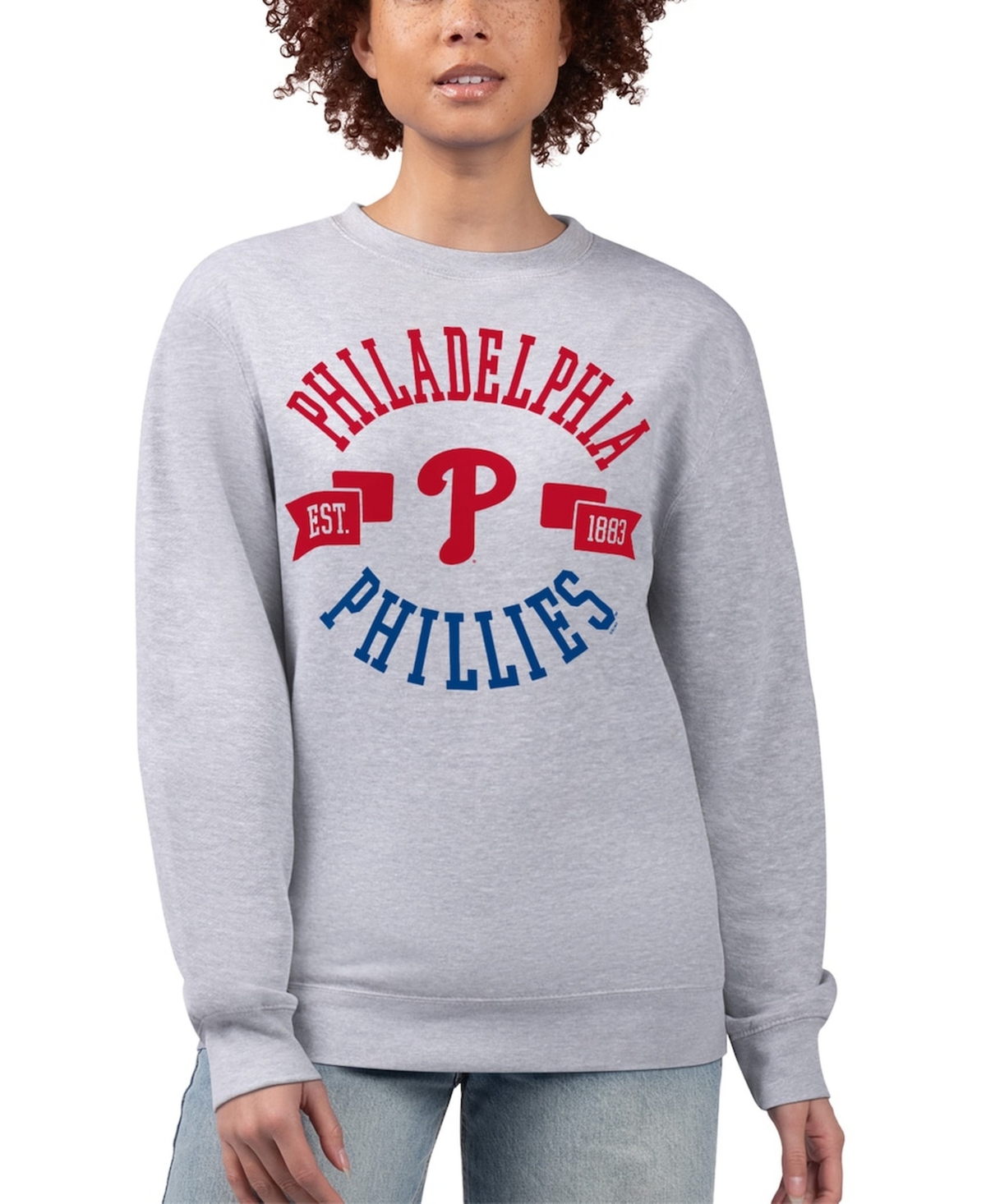Click here for G-iii 4Her by Carl Banks Womens Heather Gray Phila... prices