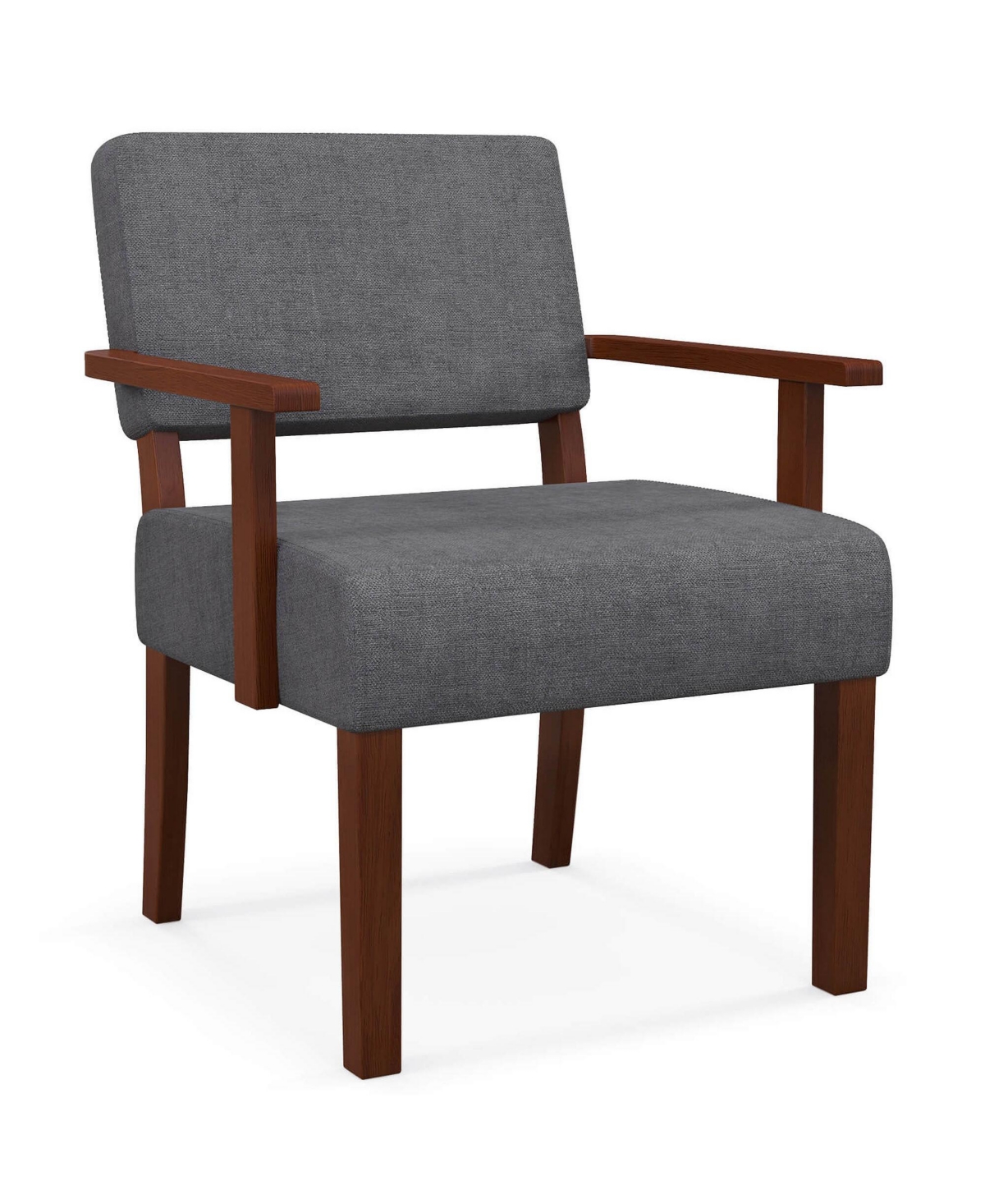 Click here for Costway Mid-Century Linen Accent Chair Living Room... prices