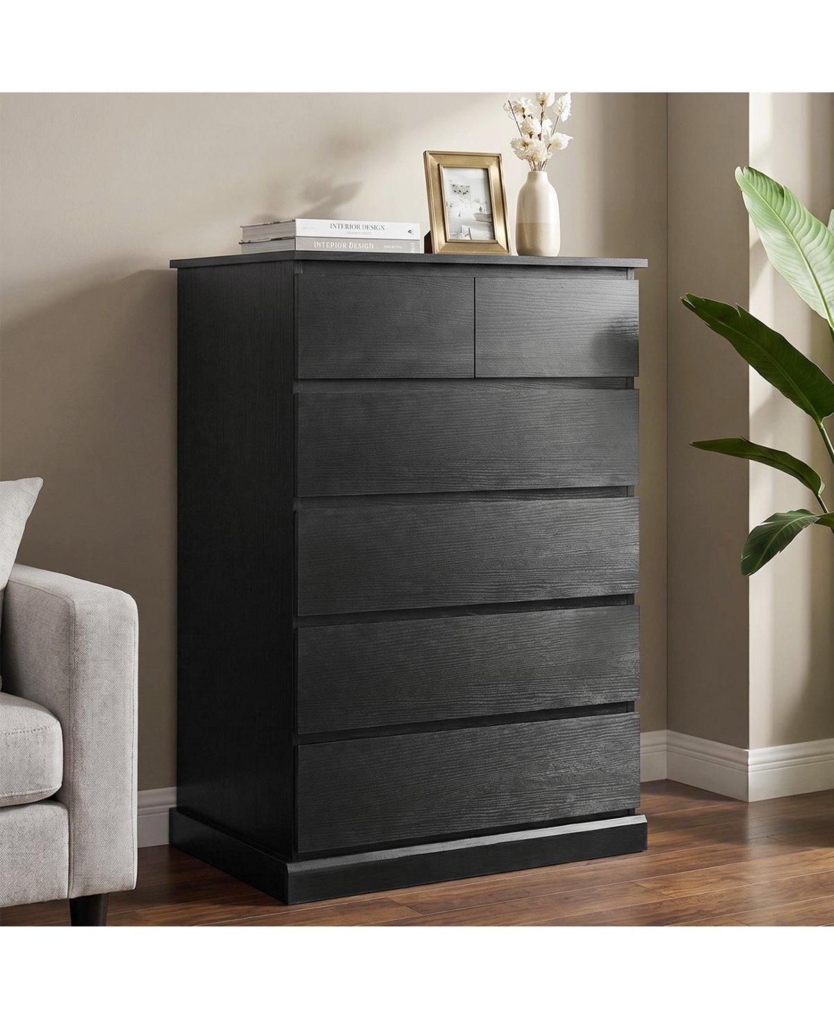 Click here for Rainsken 6 Drawers Dresser for Bedroom  with Conce... prices