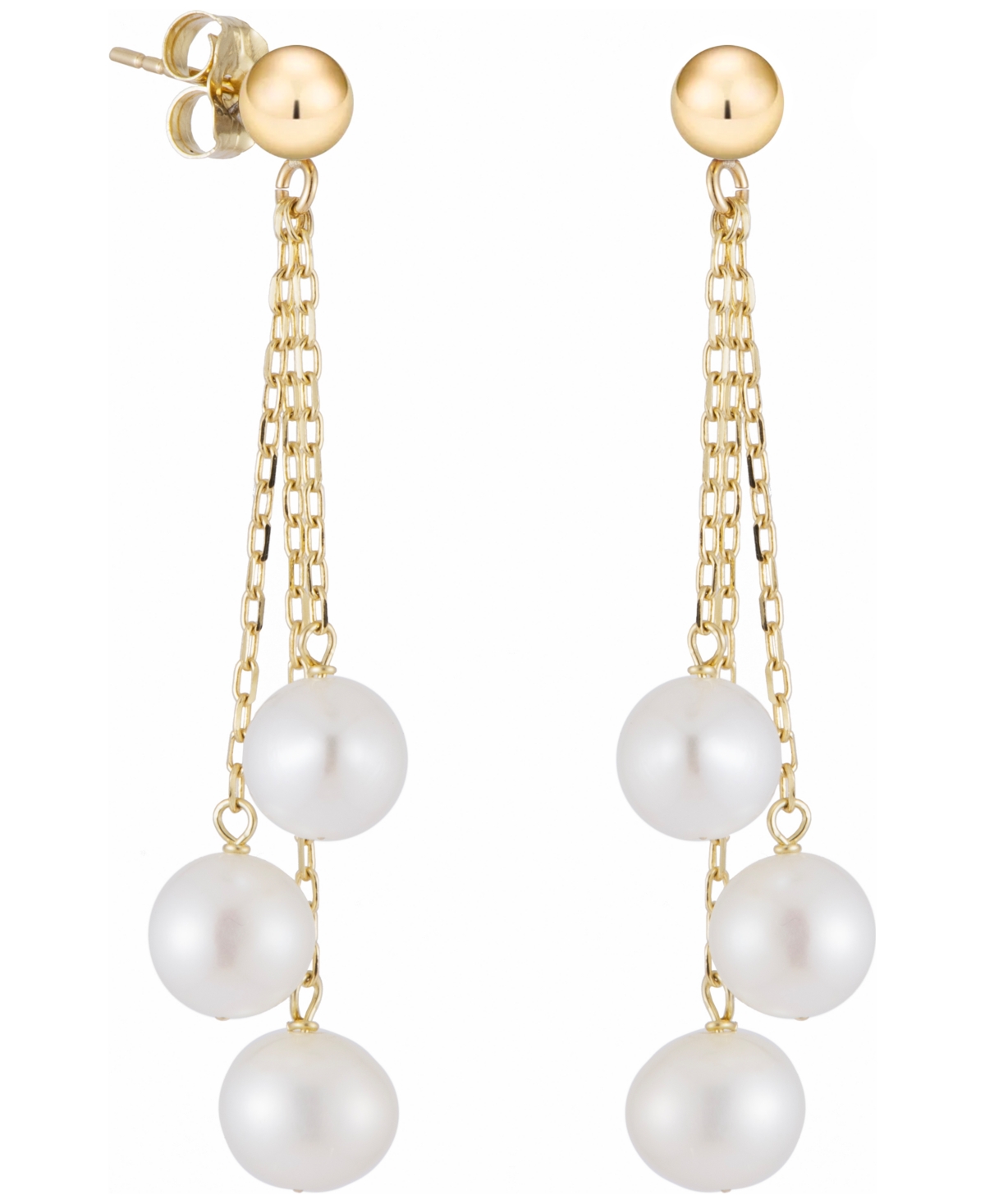 Click here for Belle de Mer Cultured Freshwater Pearl (6-7mm) Dan... prices