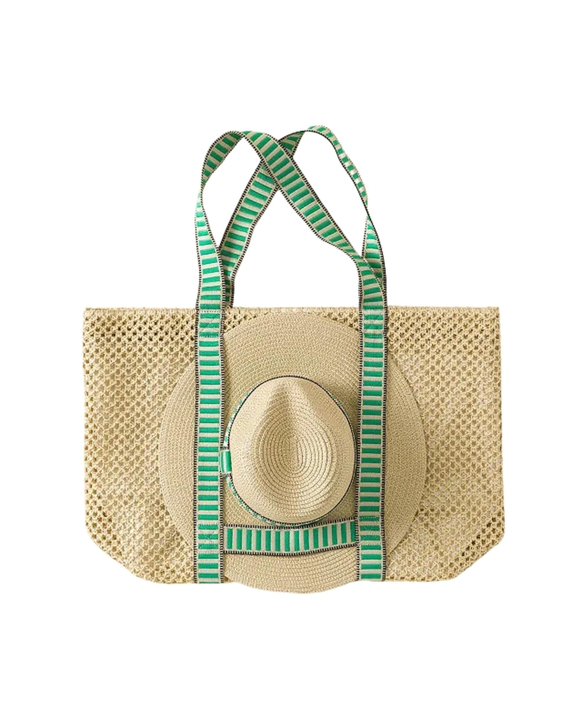 Click here for Uncommon Goods Hold-My-Hat Tote - Green prices