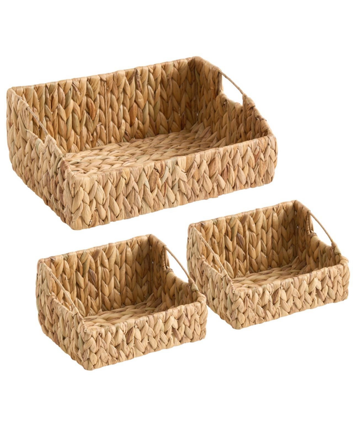 Click here for Ornavo Home 3-Pack Water Hyacinth Storage Baskets... prices