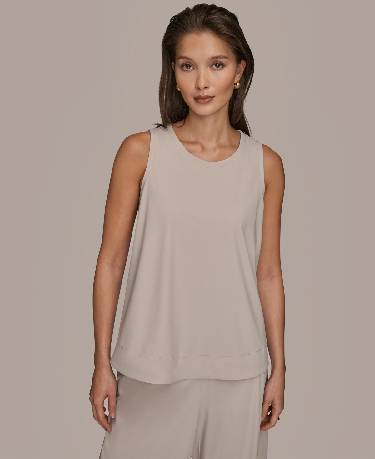 Click here for Donna Karan Weekend Womens Tricot Knit Sleeveless... prices