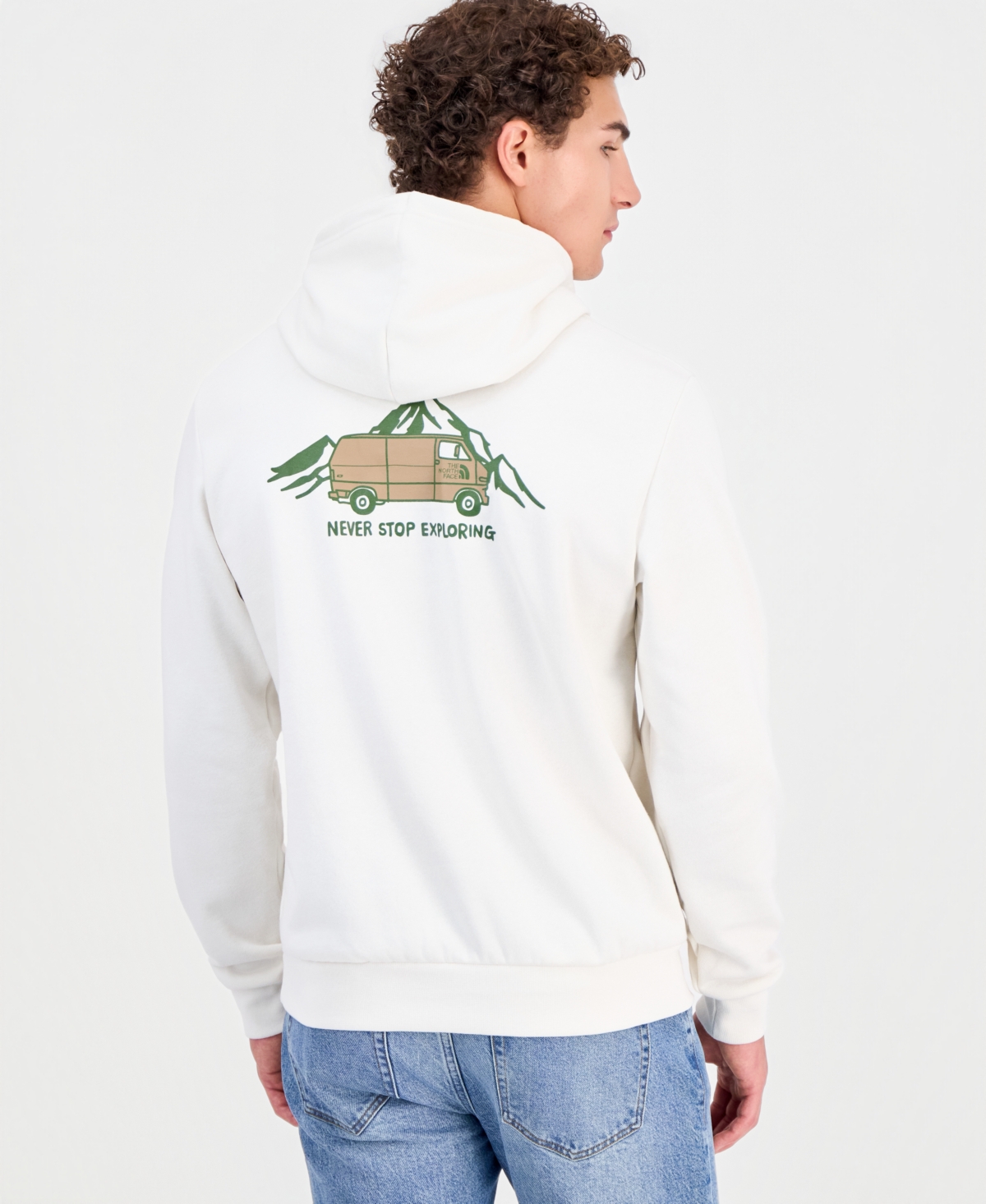 Click here for The North Face Mens Van Life Graphic Hoodie - Whit... prices