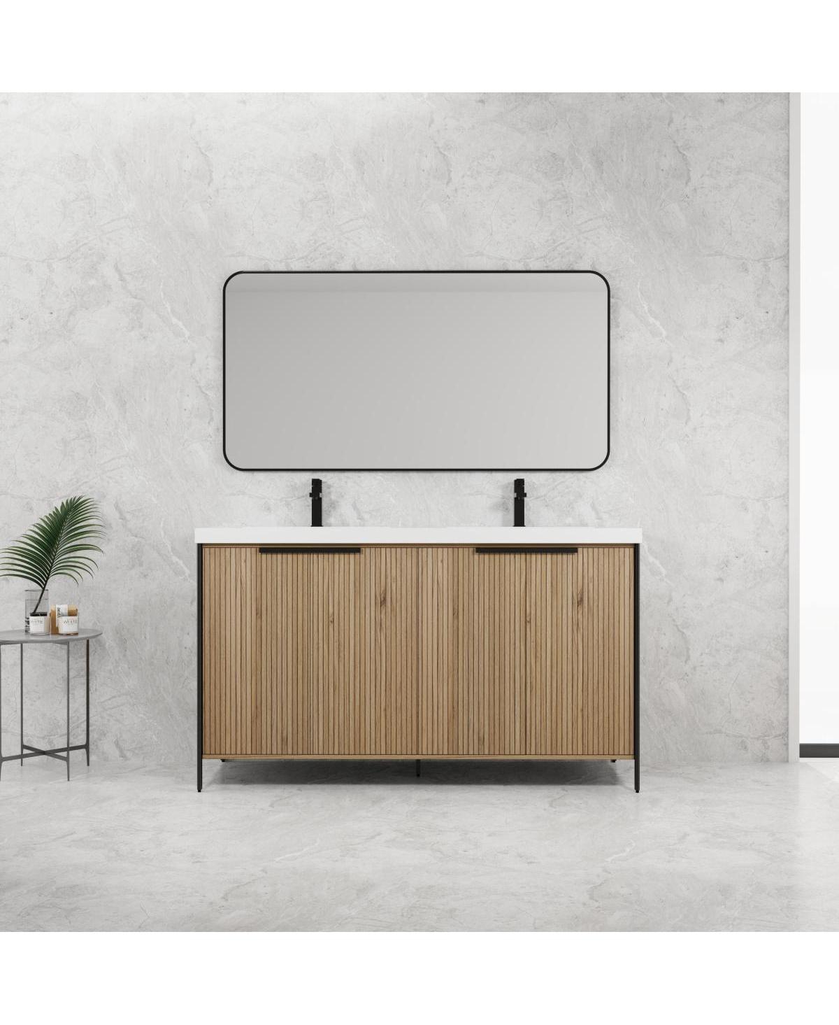 Click here for Sillysis 59 Inch Double Sink Bathroom Vanity with... prices