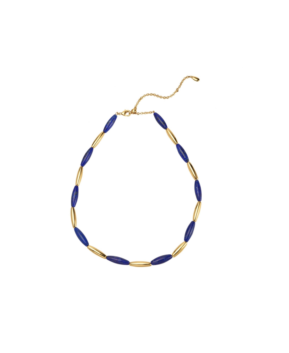 Click here for Retro Chic Ishtar Goddess Necklace - Goldblue prices
