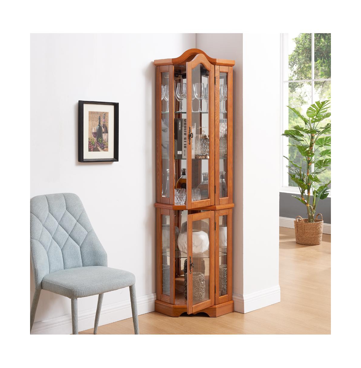 Click here for Boyel Living Freestanding Buffet with Hutch  Tall... prices