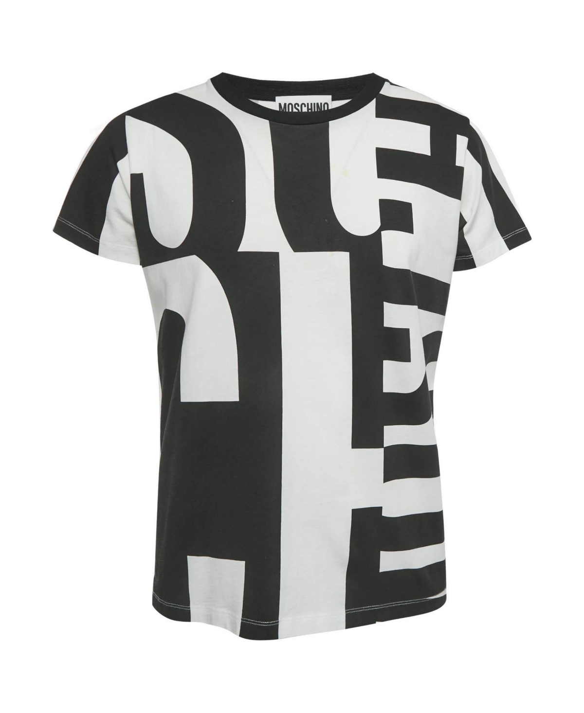 Click here for Pre-Owned Moschino Mens All Over Logo Print Cotton... prices