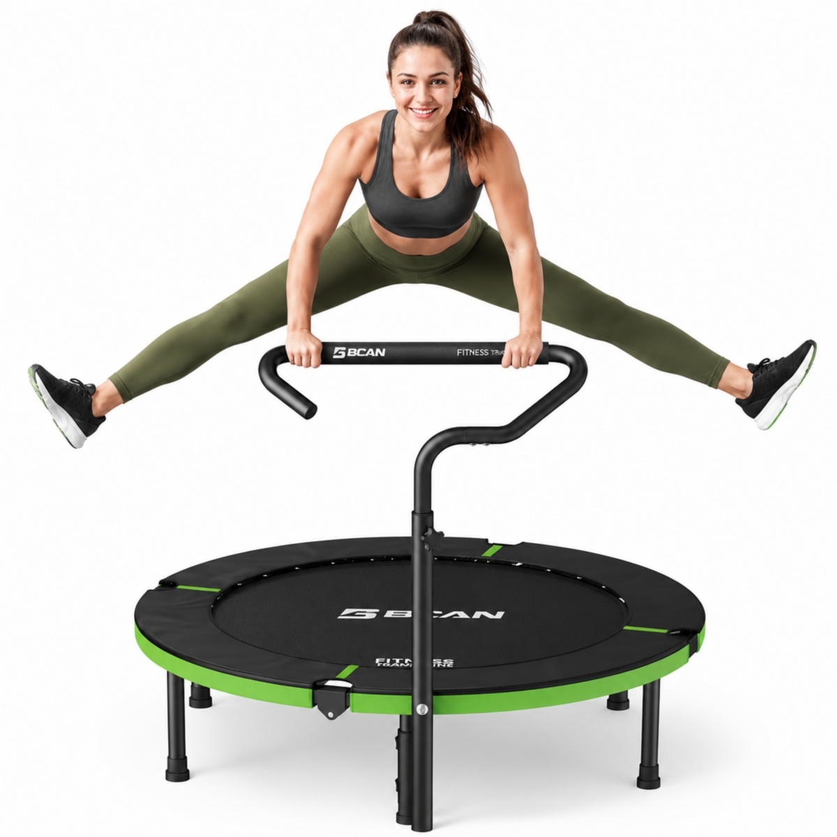 Click here for Bcan SP3 Foldable Mini Rebounder Trampoline with A... prices
