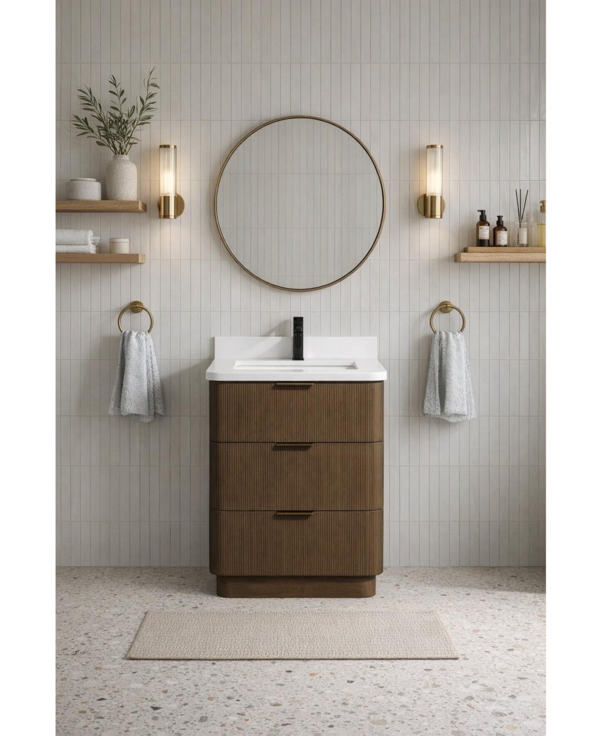 Click here for Ari Bath Calamigo 24 Bathroom Vanity - Walnut prices