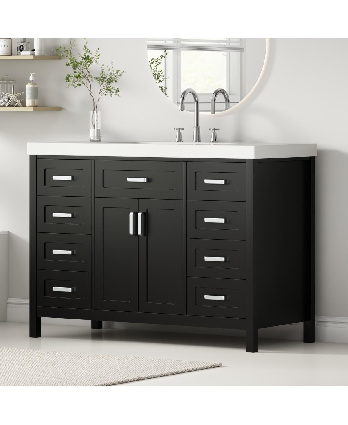 Click here for Thirtypeachy 48 Bathroom Vanity Set With Integrate... prices