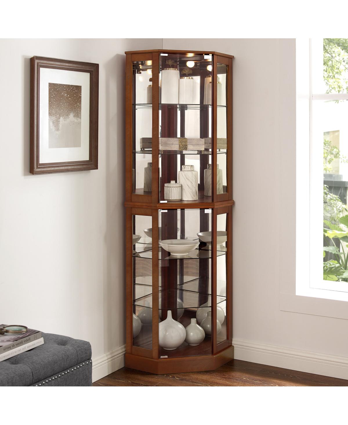 Click here for Streamdale Furniture 6-Shelf Corner Curio Display... prices
