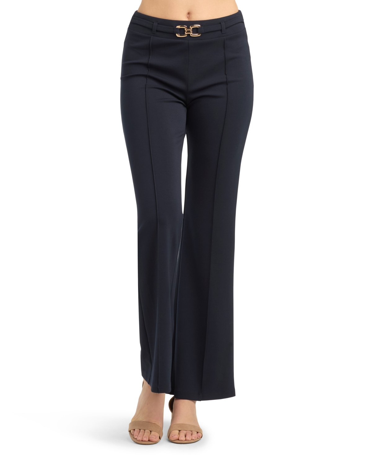 Click here for Bcx Juniors Wide-Leg Scuba Pants - Navy prices