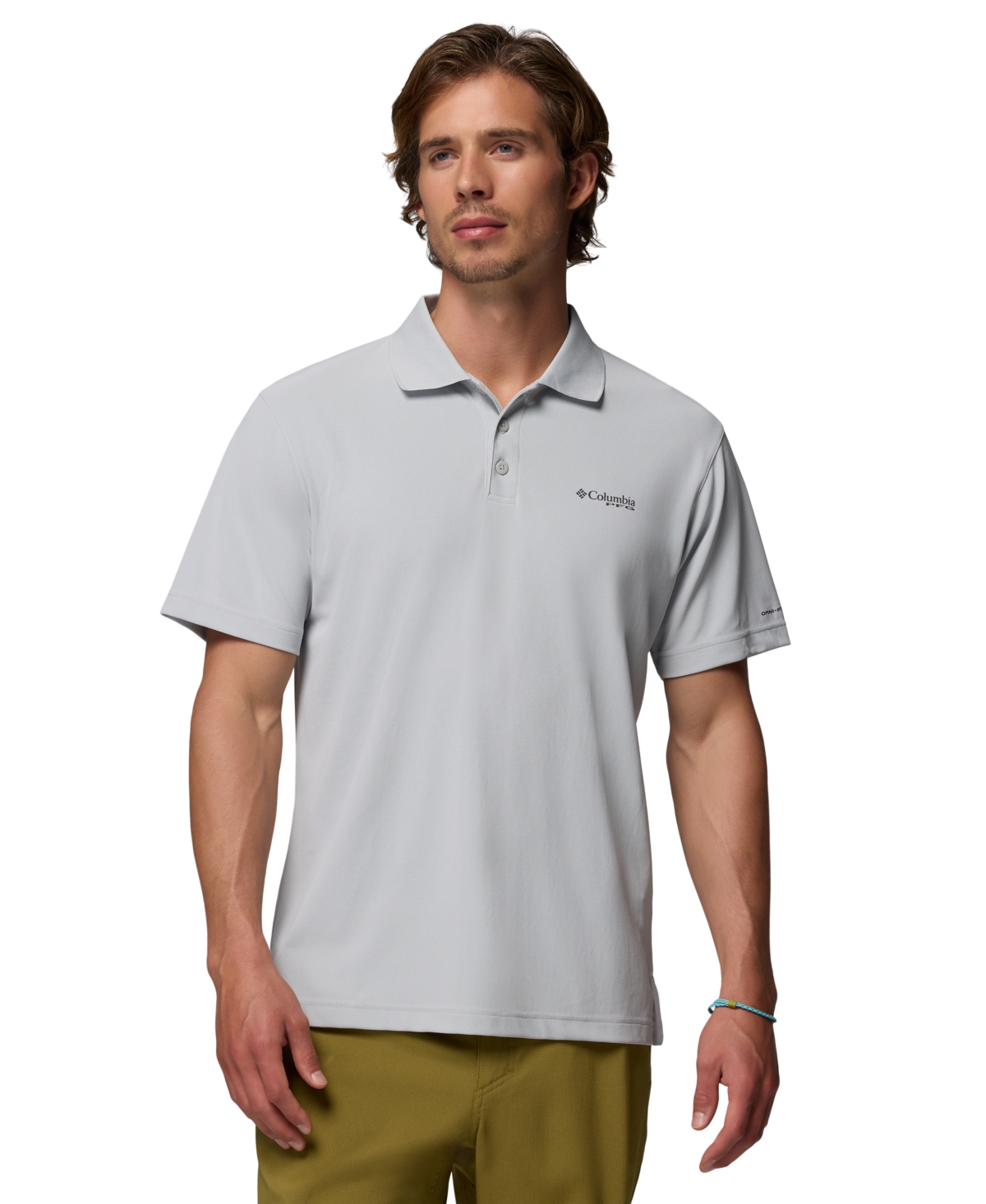 Click here for Columbia Mens Freezer Regular-Fit Polo Shirt - Coo... prices