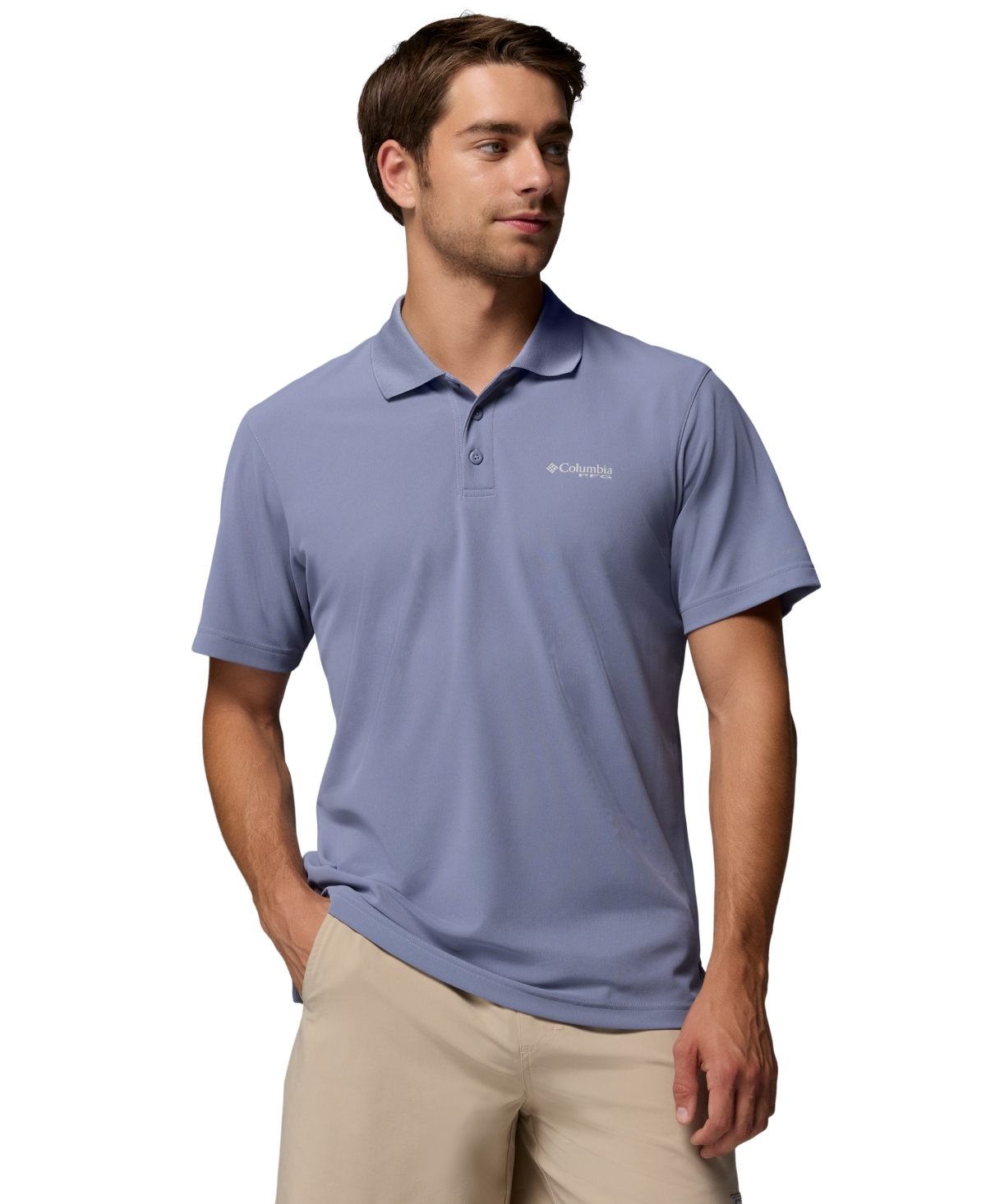 Click here for Columbia Mens Freezer Regular-Fit Polo Shirt - New... prices