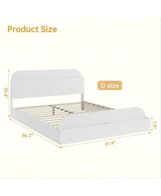 Click here for Gaomon Bed Frame With Storage Headboard Raised Foo... prices