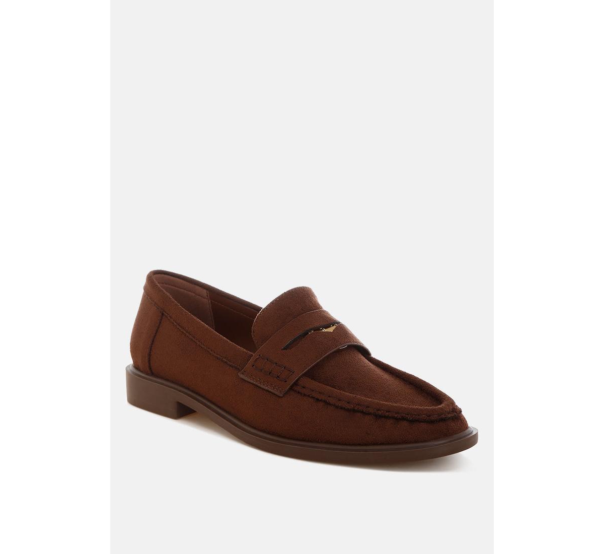 Click here for London Rag Womens Stahla Round Toe Loafers - Brown... prices