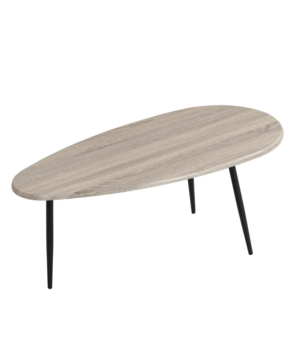 Click here for Slickblue Oval Mid Century Coffee Table with Metal... prices