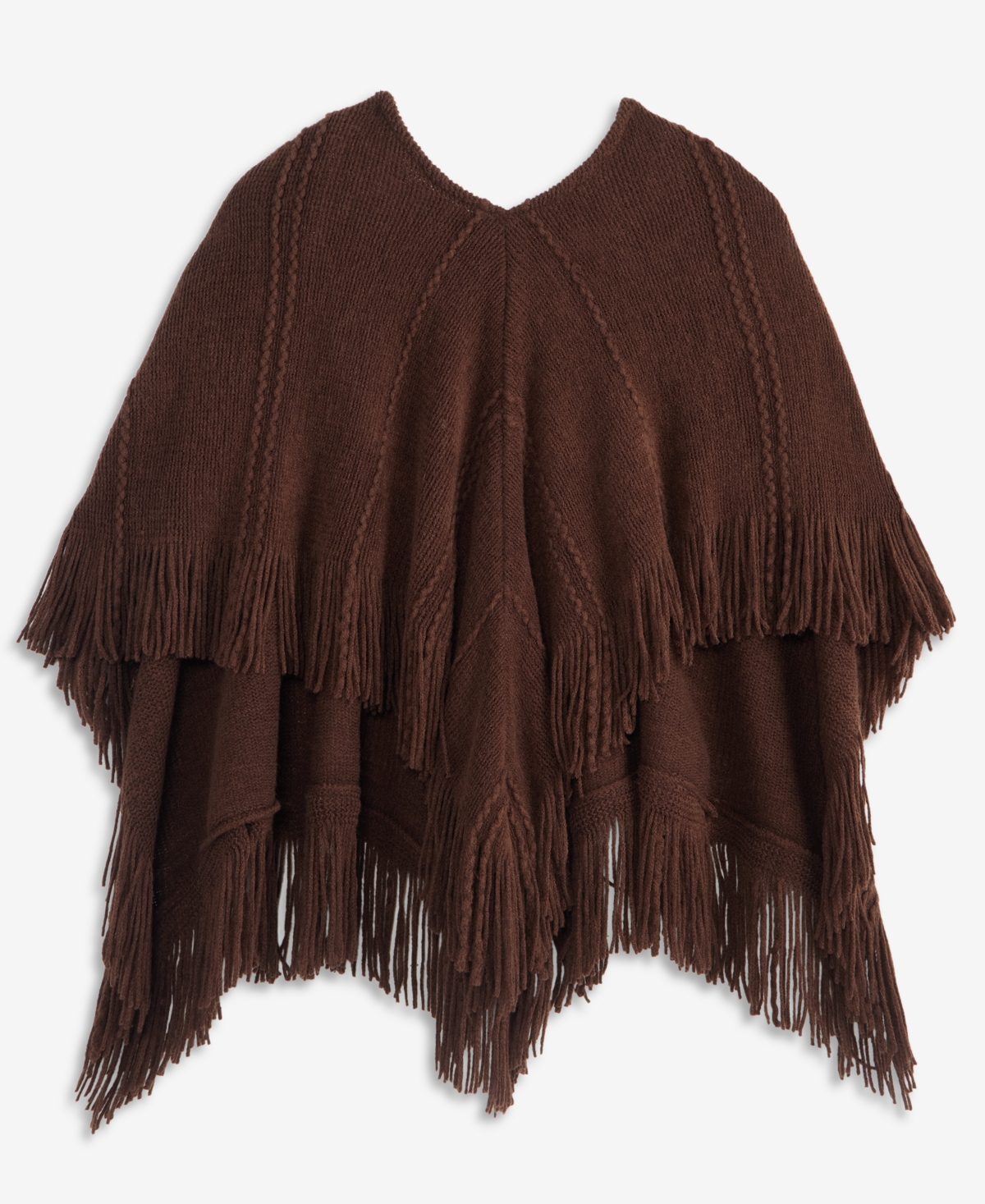 Click here for Style & Co Womens Raschel Knit Triangle-Hem Topper... prices