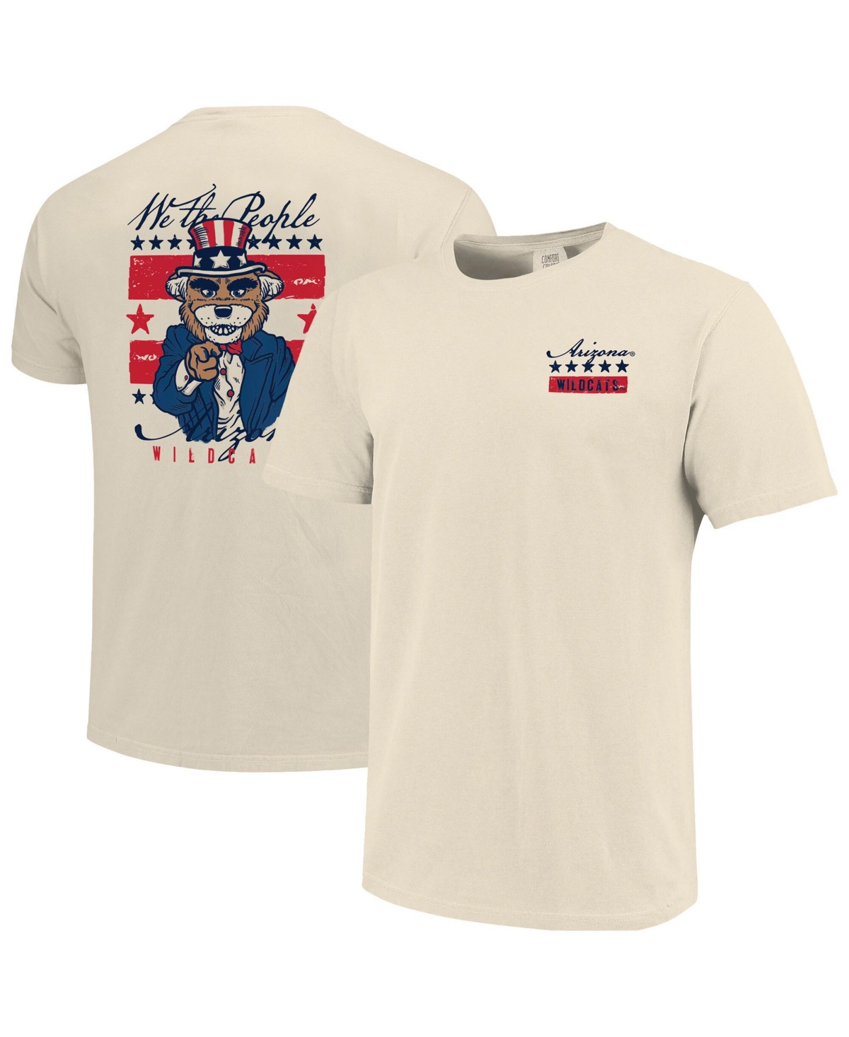 Click here for Image One Mens Cream Arizona Wildcats Uncle Sam Ma... prices